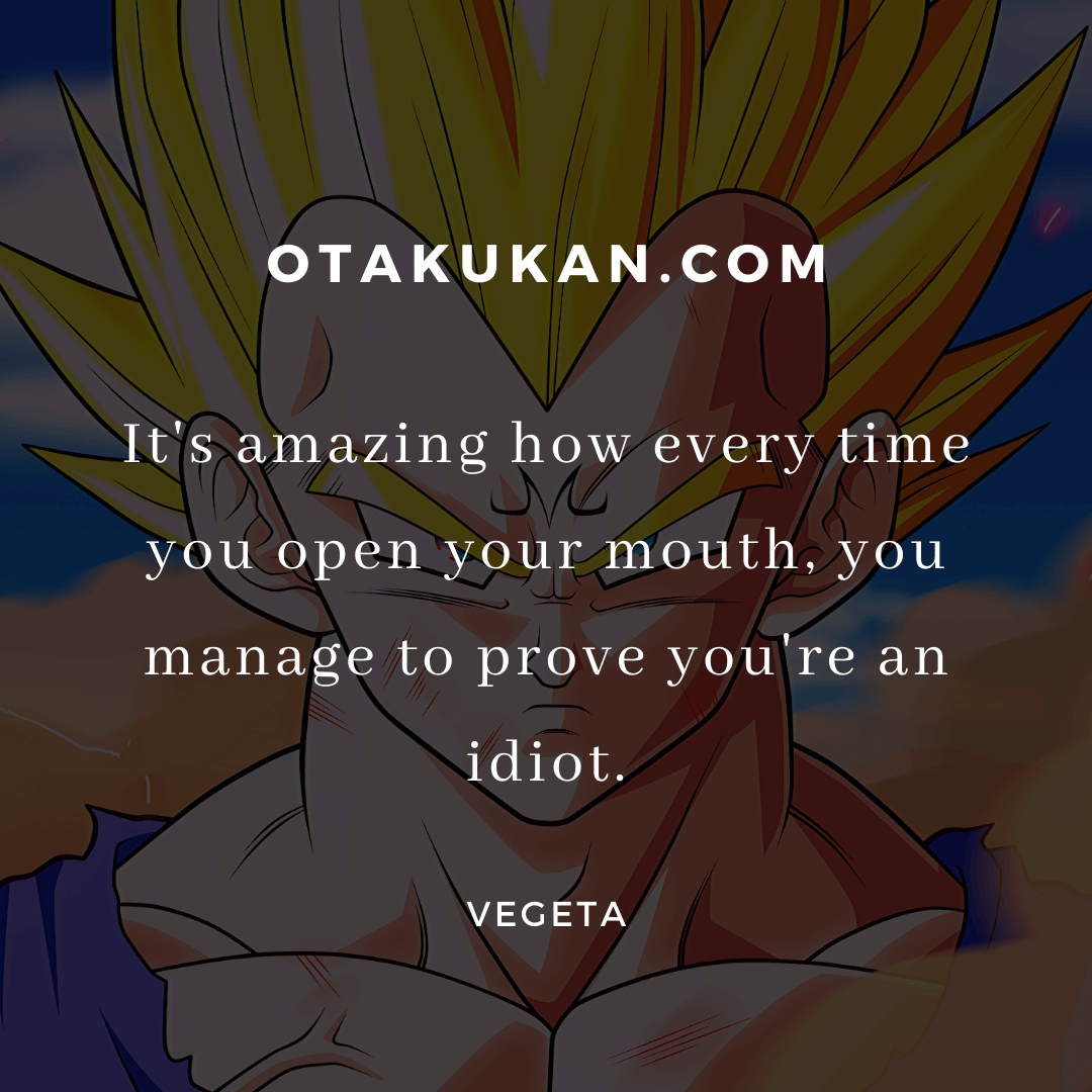 10 Best Vegeta Quotes From Dragon Ball | OtaKuKan