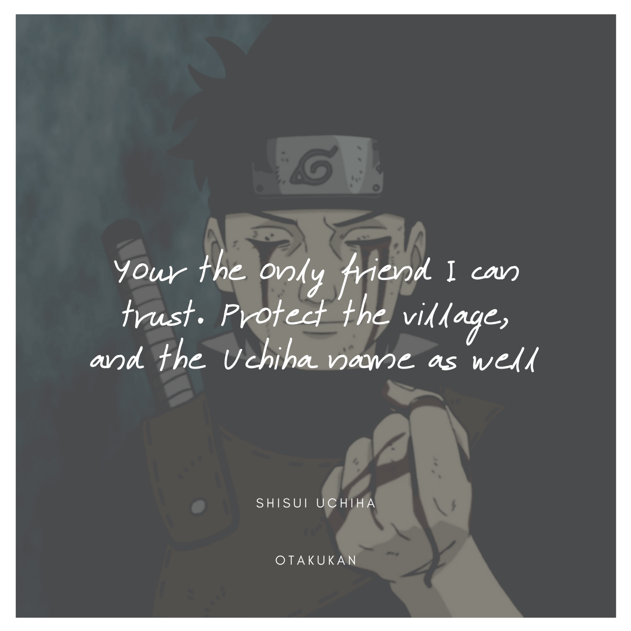Best Shisui Uchiha Quotes From Naruto | OtaKuKan