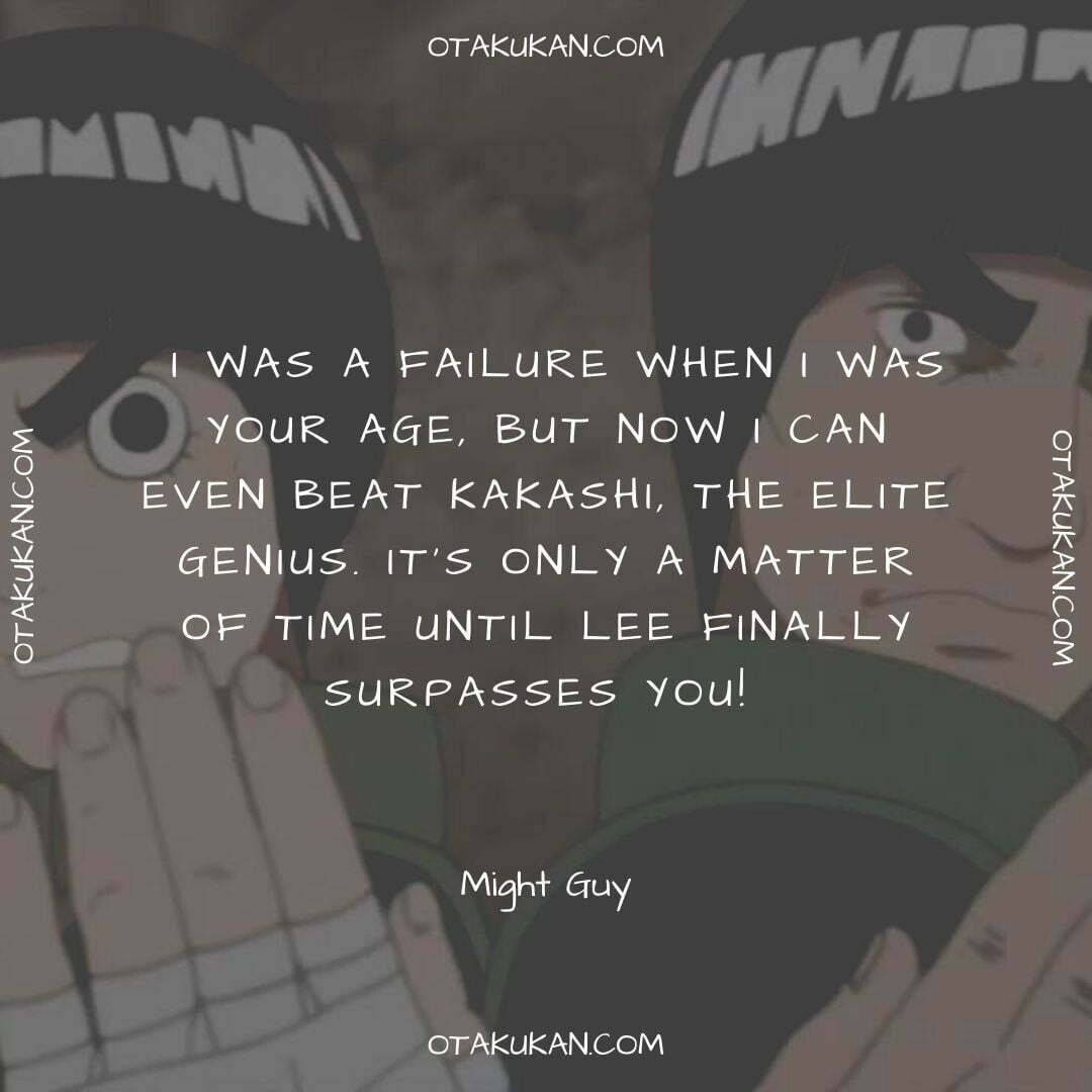 Best Might Guy Quotes From Naruto Shippuden | OtaKuKan