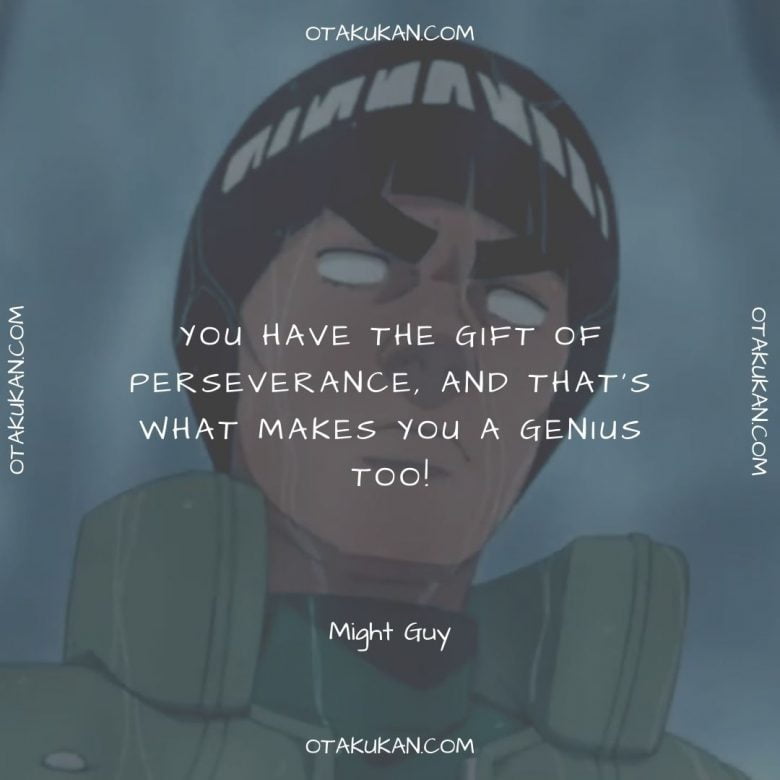 Best Might Guy Quotes From Naruto Shippuden | OtaKuKan